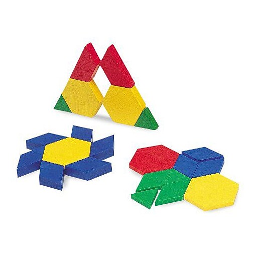 Learning Resources Pattern Blocks, Learning Resources Mini-Set Pattern ...
