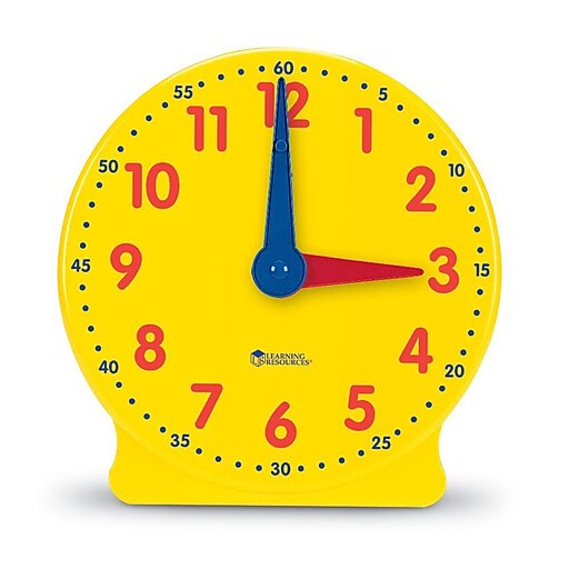 Learning Resources® Big Time Learning Clock® 12-Hour Demonstration ... Learning Resources® Big Time Learning Clock® 12-Hour Demonstration ...