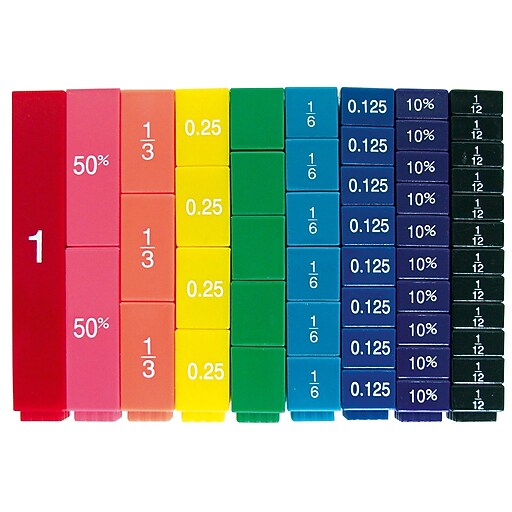 Learning Resources Fraction Tower Equivalency Cubes (LER2509) | Staples