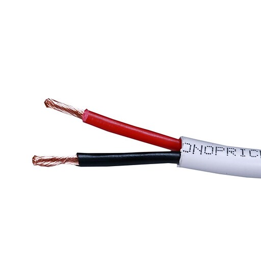 Monoprice® 100' CL2 2-Conductor 12AWG Oxygen-Free Copper Wire Cable For ...