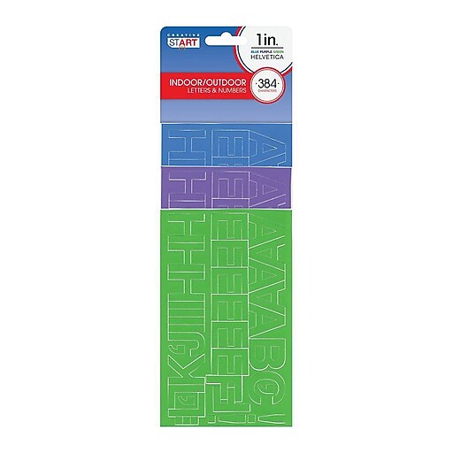 Creative Start® Self-Adhesive 1" Letters, Number and Characters, 256 ...