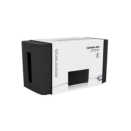 Bluelounge Mini CableBox, 9 1/4", Black | Staples
