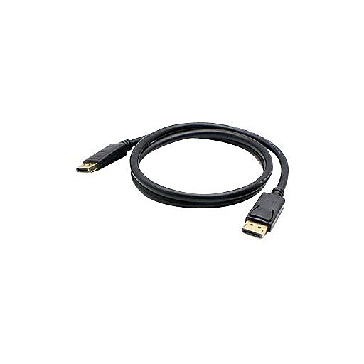 AddOn DISPLAYPORT1F 1' DisplayPort Cable, Black | Staples