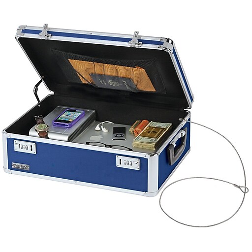 Vaultz® Locking Storage Chest, Blue (VZ00167) | Staples