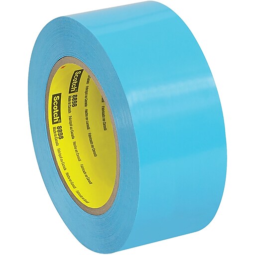 3M 8898 4.6 Mil Tensilized Poly Strapping Tape, 2" x 60 yds., Blue, 24 ...