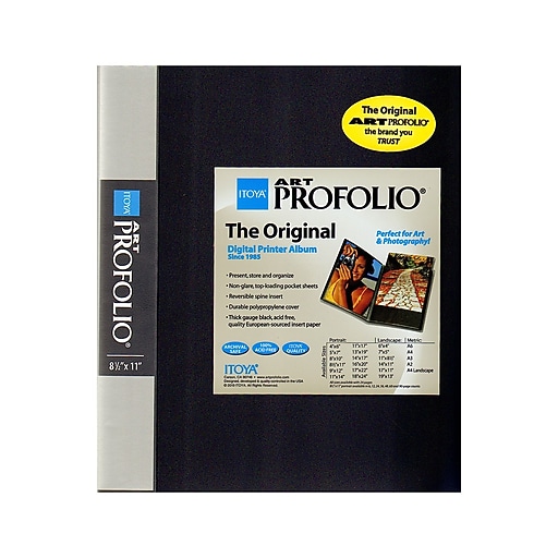 Itoya Art Profolio Storage/Display Book, 8 1/2" x 11", 24 Pages (22215 ...