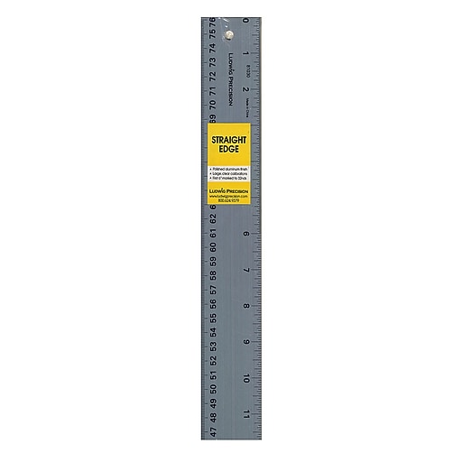 Ludwig Precision Aluminum Straight Edge 30 In. (81030) | Staples