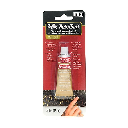Rub 'N Buff The Original Wax Metallic Finish Antique Gold [Pack Of 3 ...