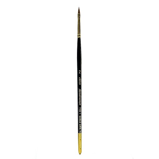 Silver Brush Renaissance Series Brushes Short Handle 2 Cat''S Tongue ...