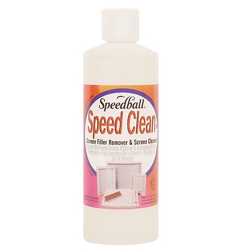 Speedball Speed Clean Screen Filler Removal And Screen Cleaner 16 Oz ...