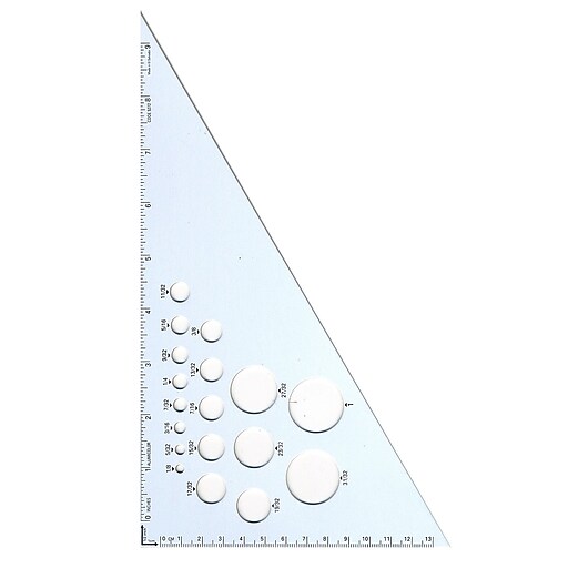 Alumicolor Aluminum Calibrated Triangles 10 In. 30/60/90 (5272-1) | Staples