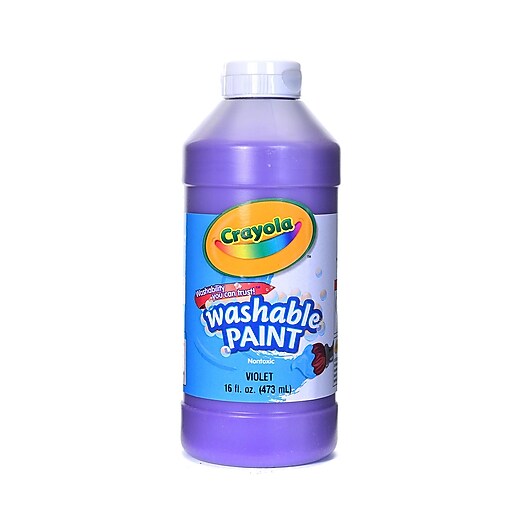 Crayola Washable Paint Violet [Pack Of 4] (4PK-54-2016-040) | Staples