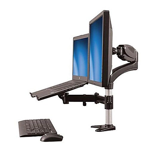 StarTech Single-Monitor Arm - Laptop Tray - One-Touch Height Adjustment ...