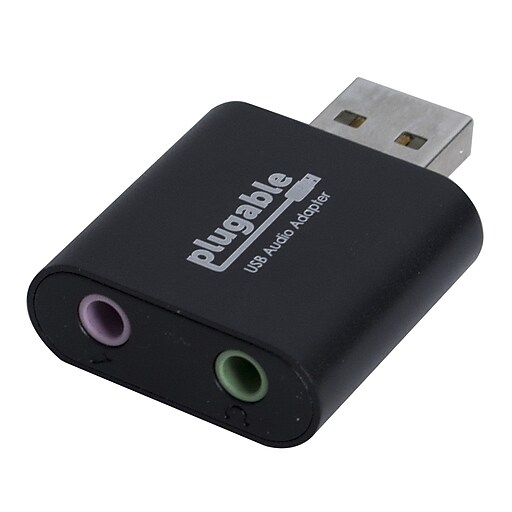 Plugable® USB-AUDIO USB to Audio In/Out Male/Female Data Transfer ...