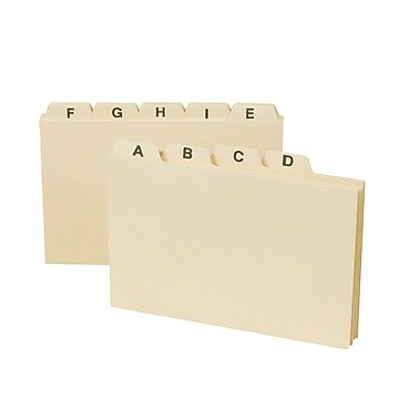 alphabetical file dividers | Staples