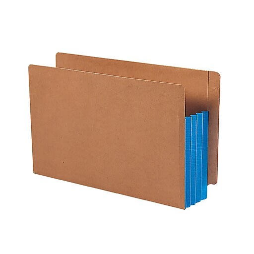 Smead 30% Recycled Heavyweight Reinforced File Pocket, 3 1/2" Expansion ...
