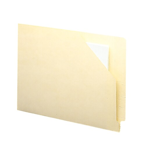 Smead 10% Recycled Reinforced File Jacket, Letter Size, Manila, 100/Box ...