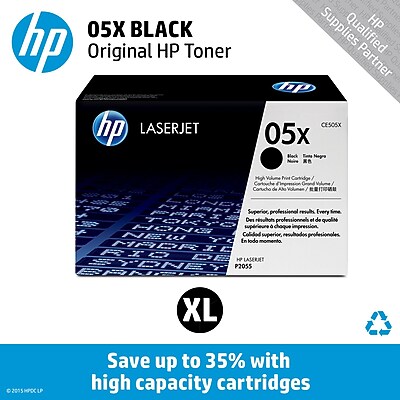 HP 05X Black Toner Cartridge (CE505X), High Yield | Staples®