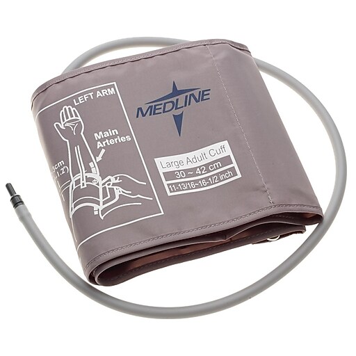 Shop Staples for Medline Replacement Blood Pressure Cuffs - Large ...