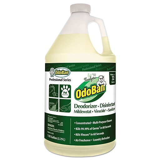 OdoBan Concentrated Odor Eliminator, Eucalyptus, 1 Gal Bottle | Staples