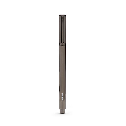 Poppin Ballpoint Pen, Medium Point, 1.2mm, Black Ink, 50/Pack (104299 ...