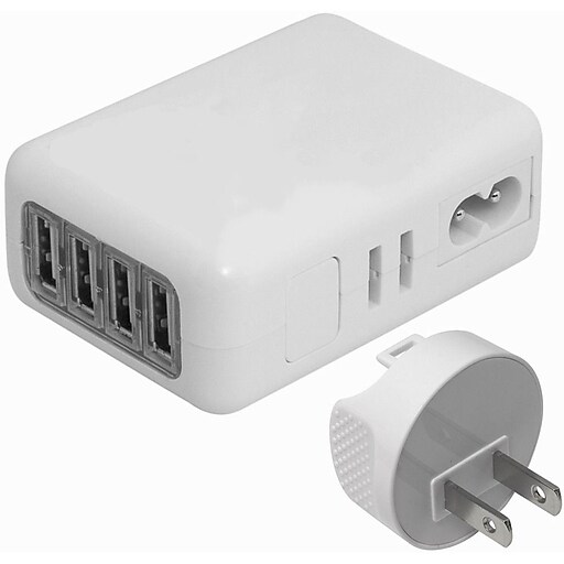 4XEM 4 Port USB Wall Charger (4XUSBCHARGER4) | Staples