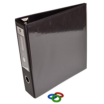 3 inch black binder | Staples