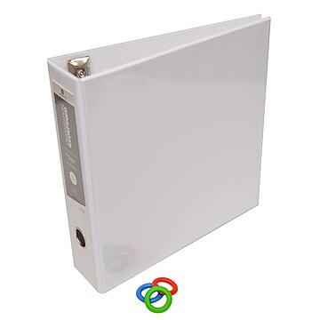 3 inch white binder | Staples