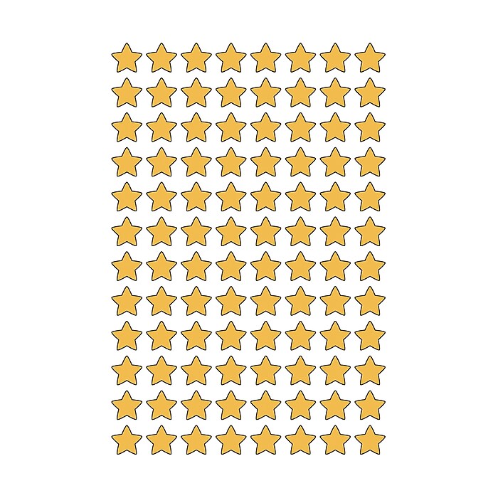 Trend Enterprises Star Sticker Reward Charts - Gold Star Positive ...