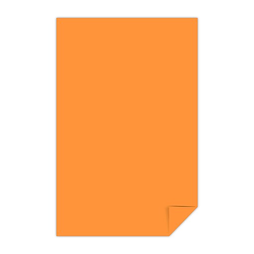 ASTROBRIGHTS Color Paper, 11" x 17", 24 lb., Cosmic Orange, 500 sheets ...