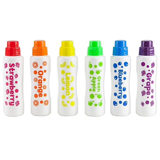 Do-A-Dot Art Fruit Scented Dot Markers, 6/Pack (DAD202) | Staples
