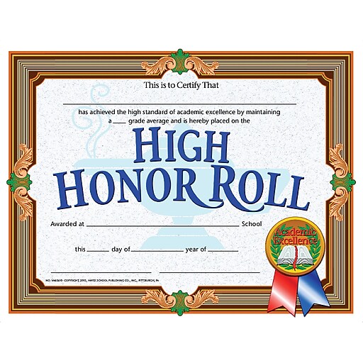 hayes-brown-border-high-honor-roll-certificate-8-1-2-l-x-11-w-at
