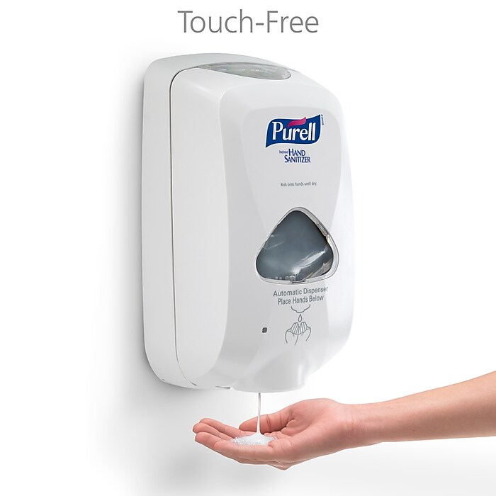 PURELL TFX Automatic Wall Mounted Hand Sanitizer Dispenser Dove Gray 2720 12