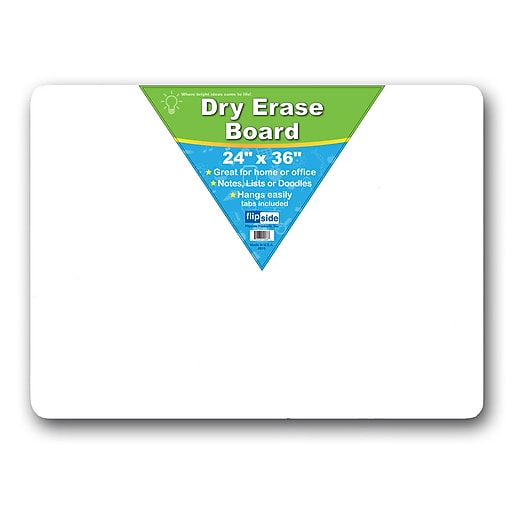 Flipside Dry Erase Board, 24" x 36", 2/Pack (FLP10088BN) | Staples