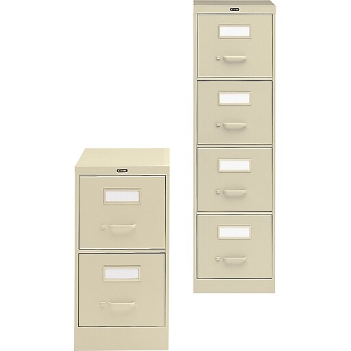 Global 4-Drawer Vertical File Cabinet, 25"D (P25-401) | Staples