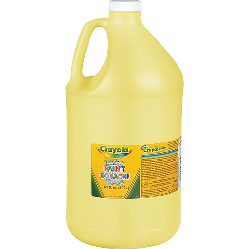 Crayola Washable Paint, Gallon, Yellow | Staples Crayola Washable Paint, Gallon, Yellow | Staples