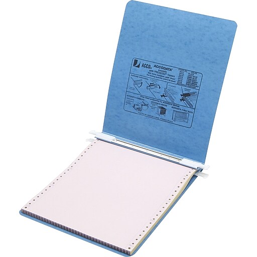 ACCO Presstex 1" Ringless Hanging Binder, Light Blue (54052) | Staples