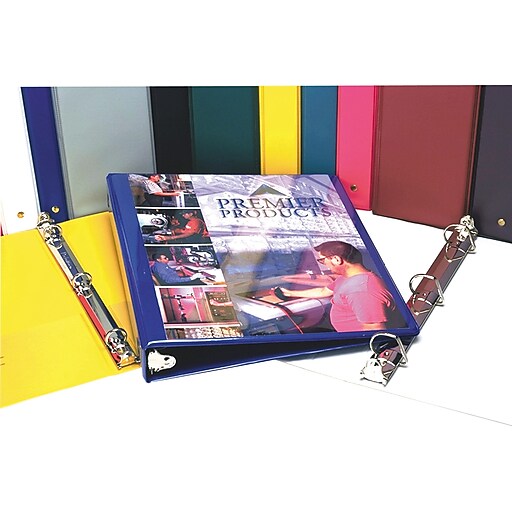 AbilityOne 1" 3-Ring View Binders, D-Ring, White (7510013848786) | Staples