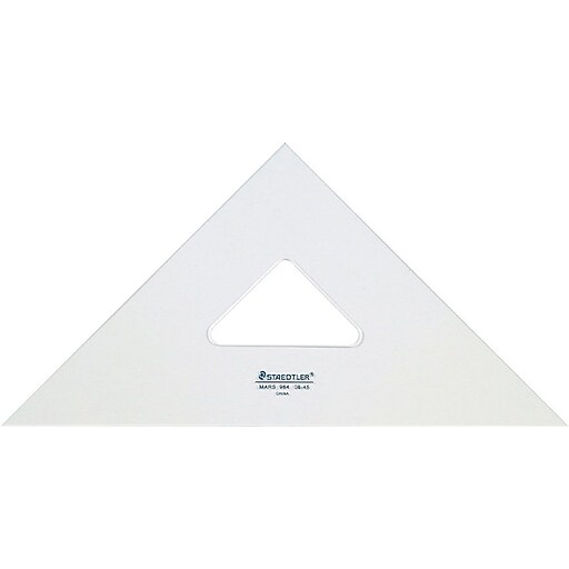 Staedtler® Mars® 8" Professional Triangle, 45 x 45 Degree at Staples