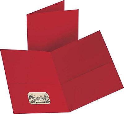 Staples 2-Pocket Folder, Red, 10/PK (13382-CC) | Staples®