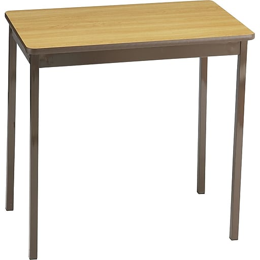 Barricks® Utility Tables, 30Hx30Wx18"D, Brown/Oak | Staples