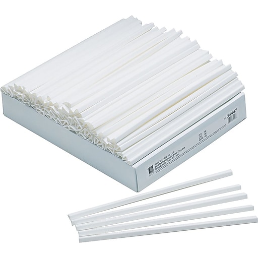 C-Line® Slide 'N Grip Binding Bars, White, 100/Box (34447) | Staples