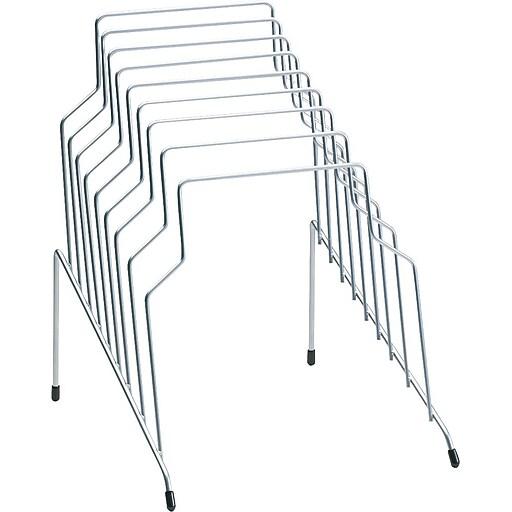 Fellowes Wire Step File 8-Compartment Silver Steel Organizer (72604 ...