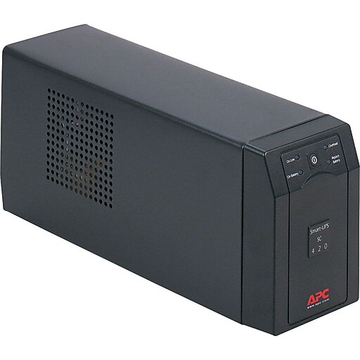 APC Smart-UPS SC 420VA UPS, 4-Outlets, Black (SC420) at Staples