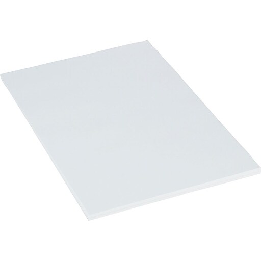 Pacon Medium Weight Tagboard, 24" x 36", White, 100/Pack (5296) | Staples