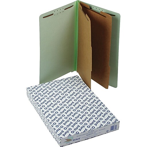 Pendaflex Reinforced Pressboard Classification Folder, 2-Dividers, 2 ...