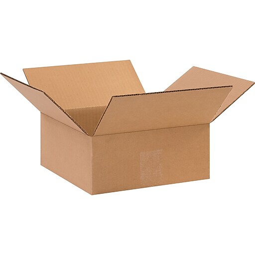 10" x 10" x 4" Shipping Boxes, 25/Pack (10104) | Staples
