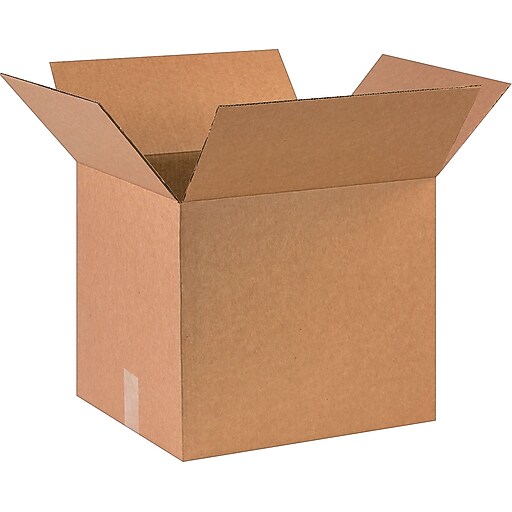 16" x 14" x 14" Shipping Boxes, 32 ECT, Kraft, 25/Bundle (BS161414 ...