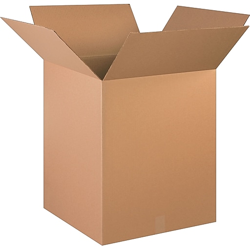 20" x 20" x 25" Shipping Boxes, 32 ECT, Brown, 10/Bundle (202025) | Staples