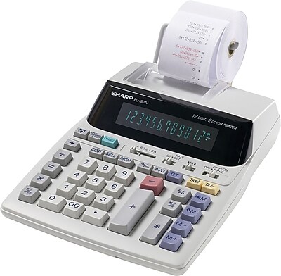 Sharp EL-1801V Printing Calculator | Staples